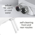 Brondell Bidet Toilet Seat, Elongated, Dual Temperature/Nozzle, S102-EW ...