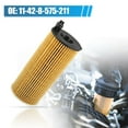 Set of 4 Cartridge Engine Oil Filters HU6014Z For BMW F22 F23 F33 4130i ...