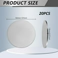 20Pcs Stainless Steel Disc 2" Diameter 15 Gauge Thickness Coin Blanks ...