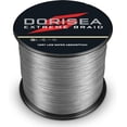 100% PE Grey Braided Fishing Line, Abrasion Resistant Superline 6-550LB ...