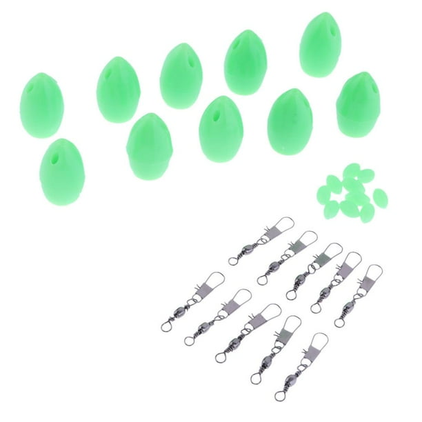 10 Pieces Floating Bombarda Floats Long Distance Casting with Beads ...