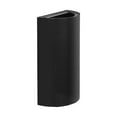 Mixx Recycling Center Half-Round Receptacle, 23 gal, Steel, Green ...