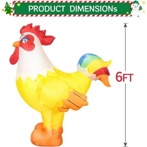 Inflatable Chicken Christmas