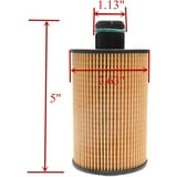 imUfer 68229402AA Oil Filter Element Replacement For Ram 1500 2014-2019 ...