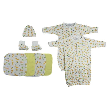 Sleep-n-Play, Cap, Mittens and Washcloths - 7 Pc Set - Walmart.com