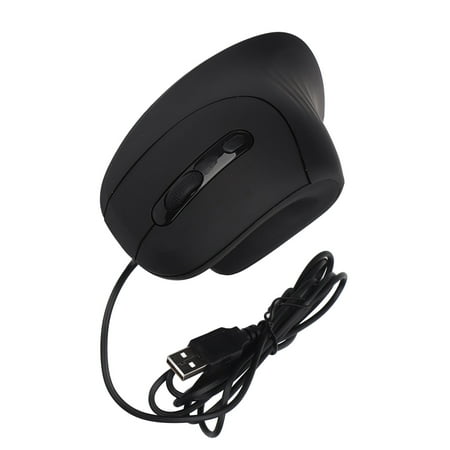 Wired Vertical Mouse, Plug And Play Mute Design Vertical Ergonomic ...