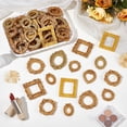 70Pcs 9 Styles Retro Resin Photo Frames for Pictures Embossed Photo ...