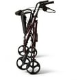 Medline Heavy Duty Extra Wide Rollator, Folding Rolling Walker, 8 ...