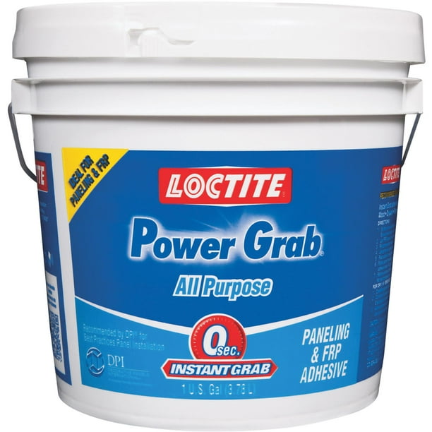 LOCTITE Power Grab 1 Gal. All-Purpose Paneling & FRP Adhesive 2082702 ...