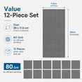 Artrylin 12 Pcs Toilet Cleaning Mesh Pads,Water-Resistant Mesh ...