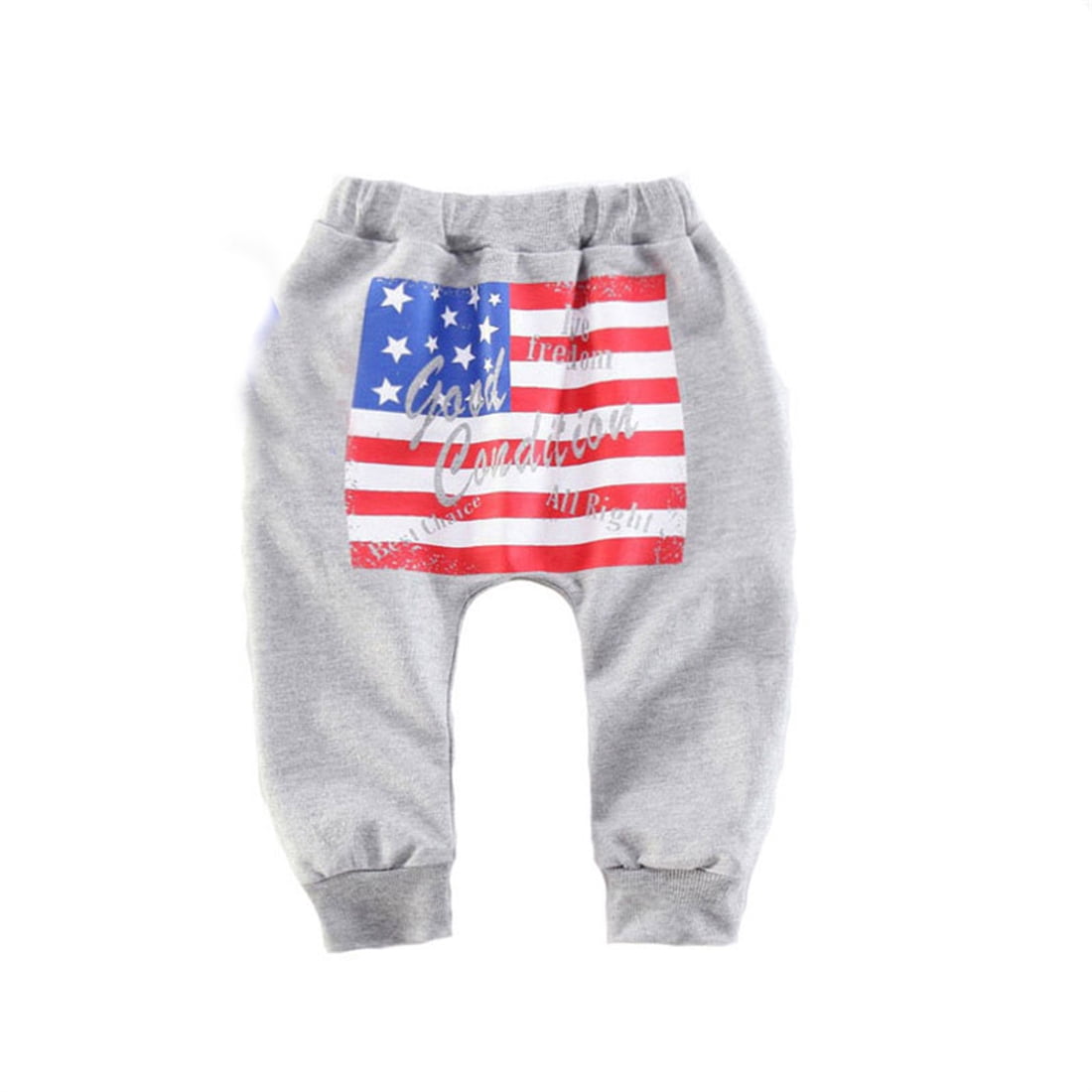 American Independence Day Boys' Pants Men ‘s Beach Pants American Flag ...