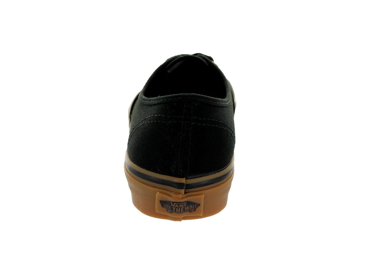 Vans Authentic Black Rubber Sole