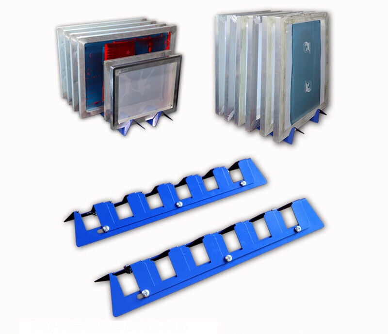 INTBUYING 6 Slot Screen Printing Frame Rack Shelf Storage Holder ...