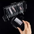 Acrylic Nail Art Display Boards Clear Nails Tips Charm Sample Display ...