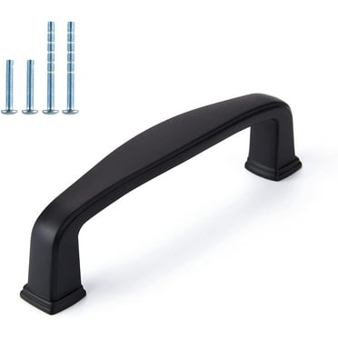 Ravinte 10 Pack 3" Hole Center Kitchen Cabinet Handles Black Cabinet ...