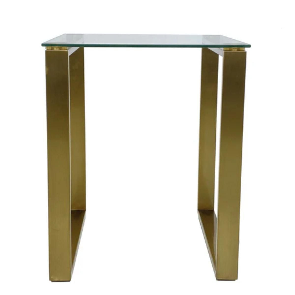 Click here for Plata Import Gen Side Table In Gold Color prices