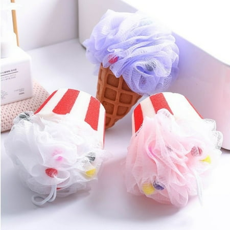 Bath Sponge Balls,Bath Shower Sponge Balls Shower Cleaning Scrubber ...