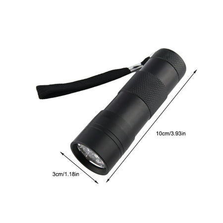 UV Flashlight Torch Detector Stains Fluorescence Counterfeit ...