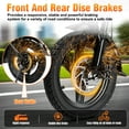 14 Inch Foldable Adult Electric Bicycle, 48V 10Ah 400W Motor, 3-Speed ...