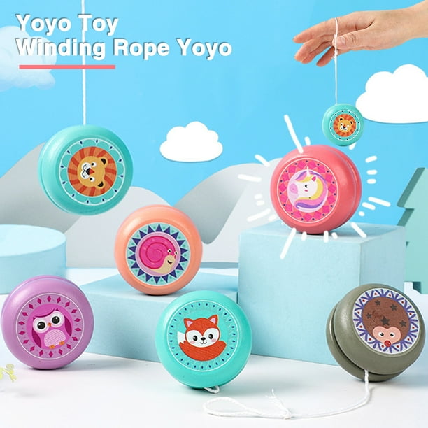 Lubelski Kids Yoyo Toy with String Colorful Cartoon Trick Yoyo ...