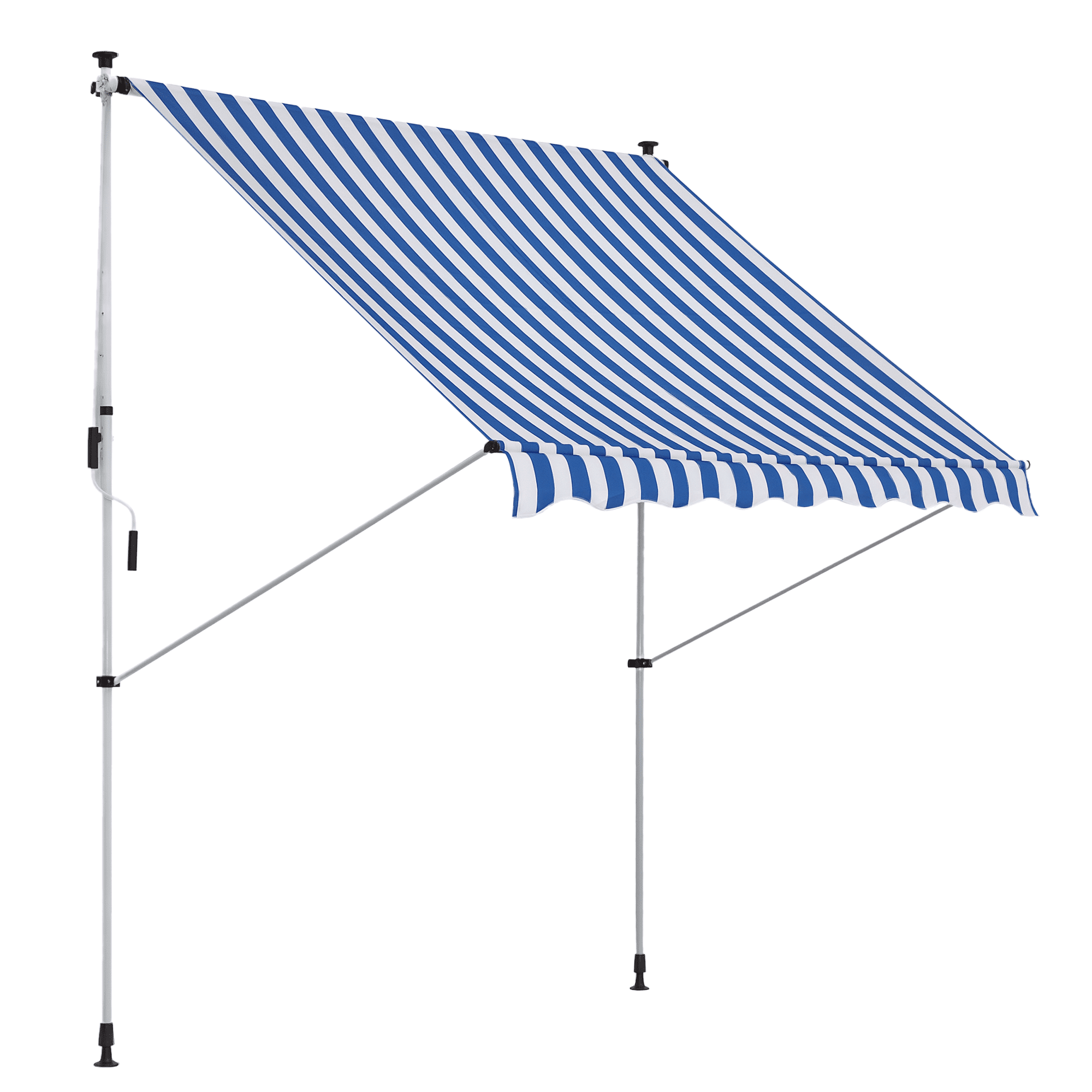 Click here for Outsunny 6.6x5 Manual Retractable Patio Awning Win... prices