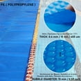 Solar Swimming Pool Cover with Grommets, Blue 15 Mil Heat Retaining ... Solar Swimming Pool Cover with Grommets, Blue 15 Mil Heat Retaining ...