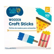 Go Create Natural Wood Craft Sticks, 1000 Count, Natural Wood - Walmart.com