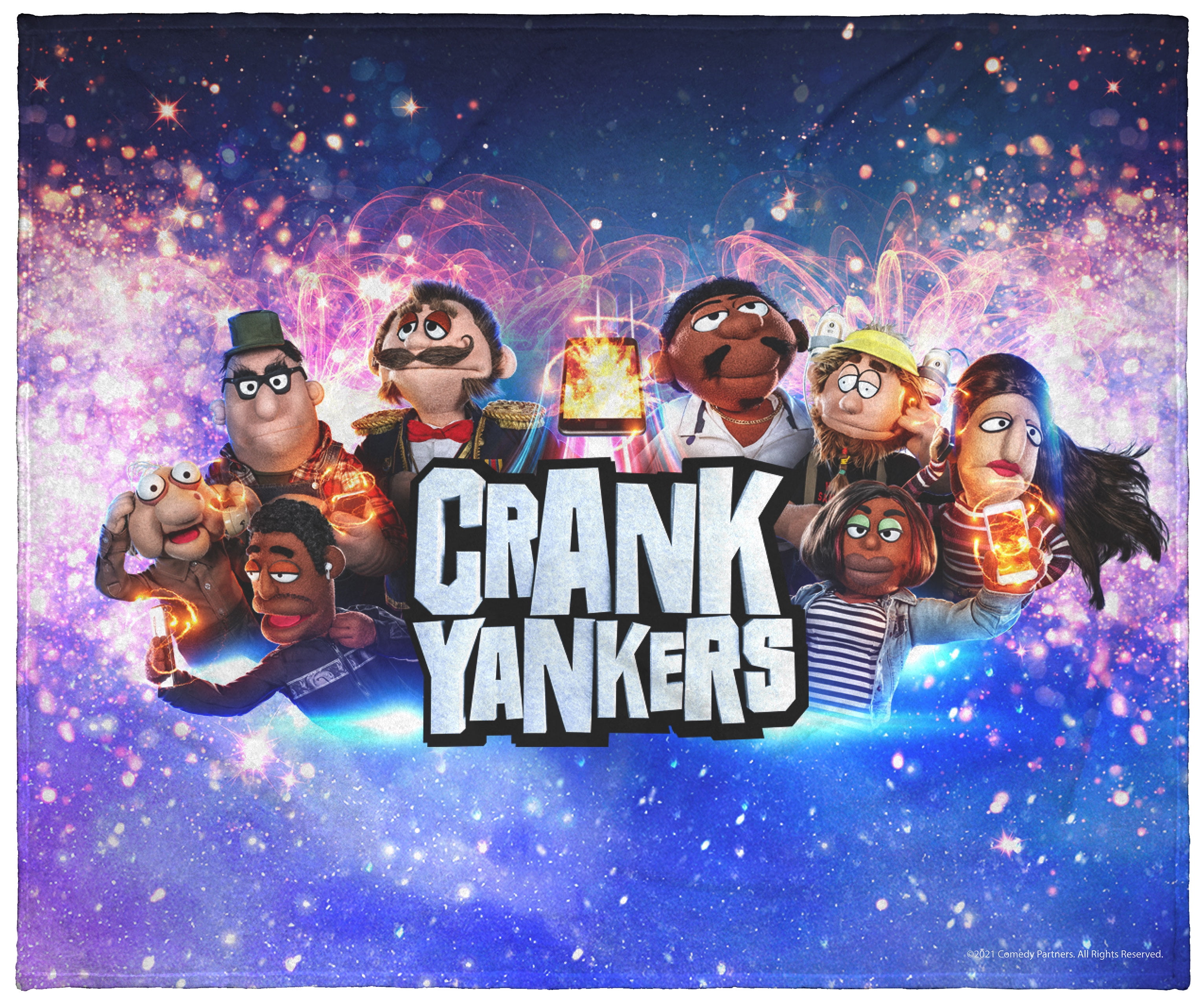 Crank Yankers Character Poster Silk Touch Plush Fleece Throw Blanket ...