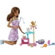 Barbie Kitty Condo Playset with Brunette Fashion Doll, 4 Kittens, Cat ...