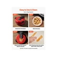 Pizza Oven, 12 In Electric Pizza Maker, 1200W Electric Pizzas Cooker ...