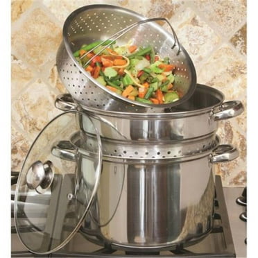 Cuisinart Chef's Classic Stainless Steel 4-Piece 12-Quart Pasta/Steamer ...