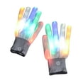Finger Gloving Light Gloves, 7 Colors Led Rave Gloves Lighting Flashing ...