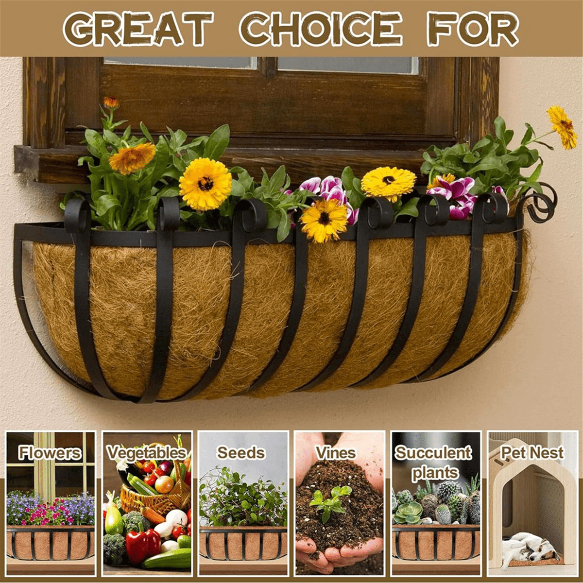 Click here for Unbranded 4 Pack 24 Inch Trough Coconut Liners  Na... prices