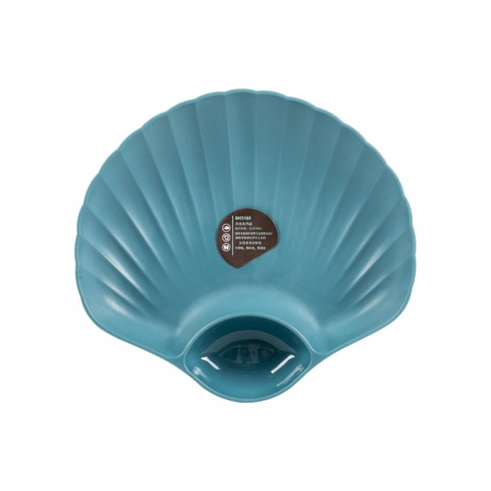 4pcs Shell Shape Food Plate Shell Shape Storage Tray Fruits Desserts ...