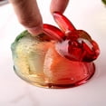 Crystal Glass Rabbits Sculpture For Home And Office Decor, Elegant ...