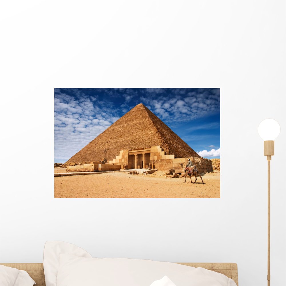 Egyptian Pyramid Wall Mural by Wallmonkeys Peel and Stick Graphic (18 ...