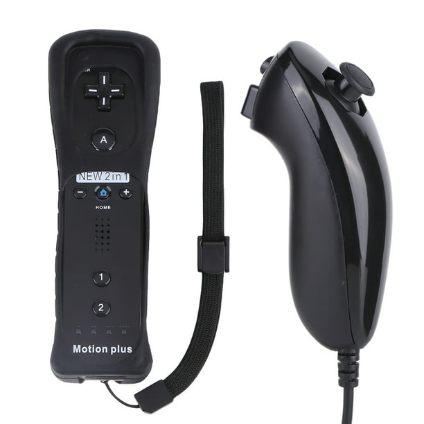Mando a distancia inalámbrico 2 en 1 integrado en Motion Plus para Wii ...