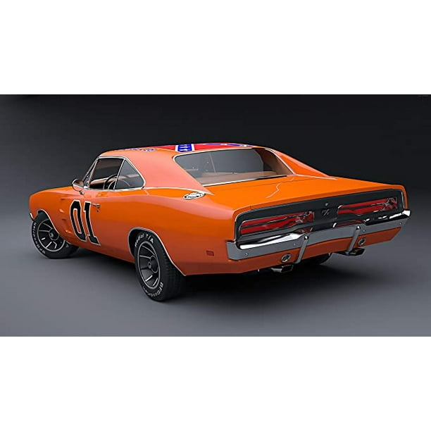 Iconic Arts 42x24 Poster: Dodge Charger General Lee Muscle Car American ...