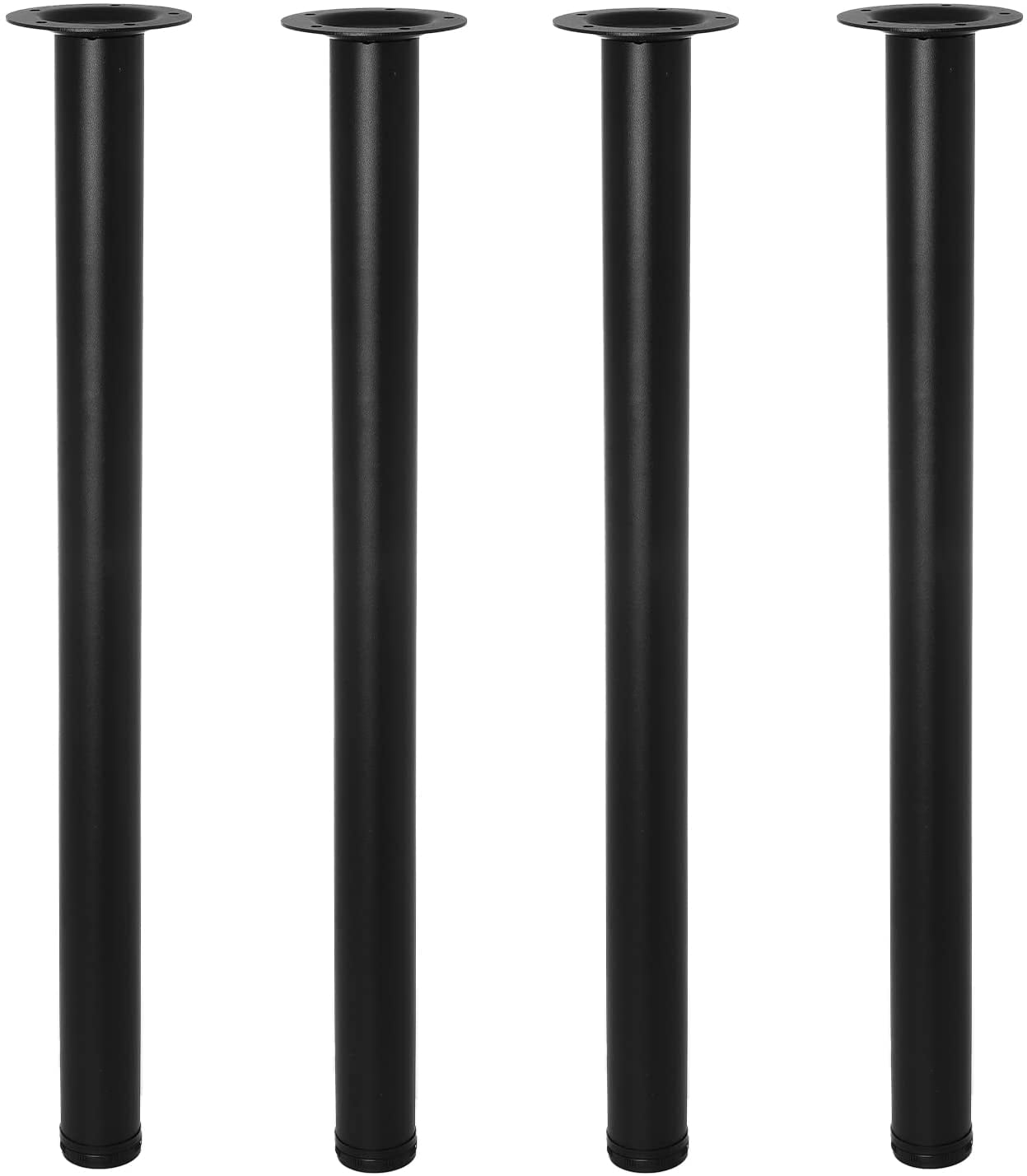 MEETWARM 28 Inch Tall Height Adjustable Metal Office Table Legs, 50mm ...