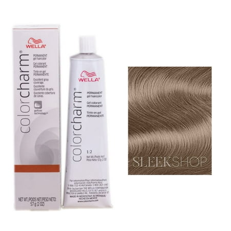 632/7AA - Med Blonde Intense Ash , Wella Color Charm Gel Permanent Tube ...