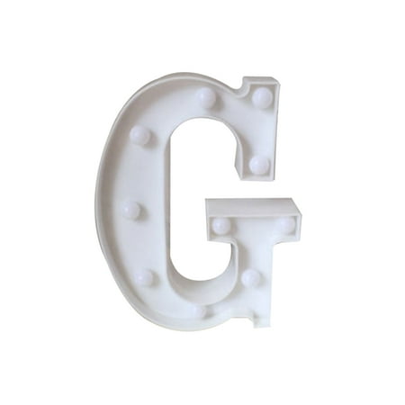 Decodeary 3D 26Letter Alphabet LED Sign Light Wall Hanging Night Lamp ...