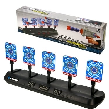 Freecat Electronic Shooting Target for Nerf, 4 Shooting Target Scoring ...