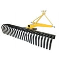 YITAMOTOR 3 Point Landscape Rock Rake, Tow-Behind Garden Tool for ...