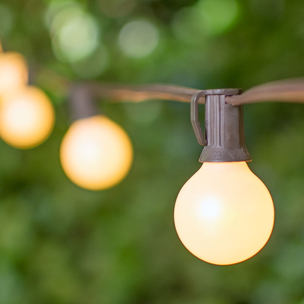 2 Pcs Wedding Lights Globe String Lights 1.5 Inch E12 Bulbs 25 Foot ...