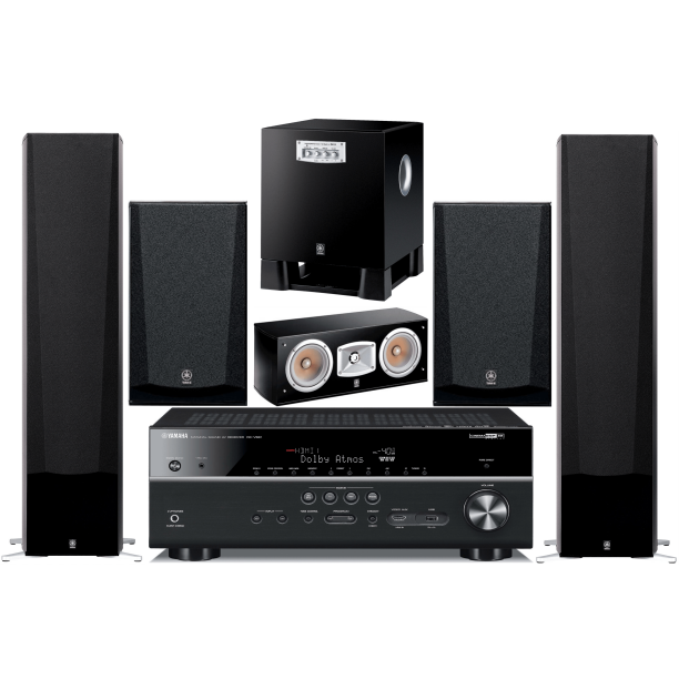 Yamaha 7.2-Channel Wireless Bluetooth 4K 3D A/V Surround Sound ...