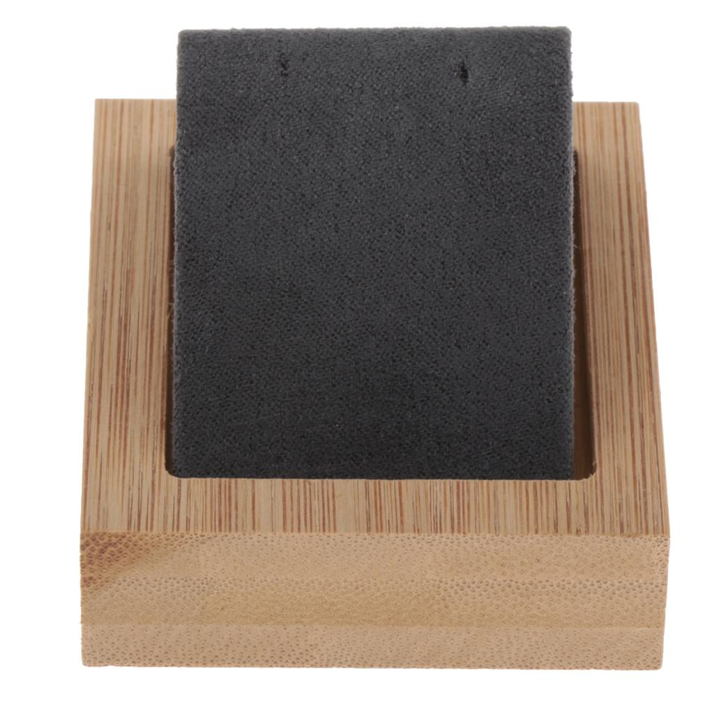 Wood Dangle Earrings Display Tray with Velvet Rack for Showcase Jewey 1 ...
