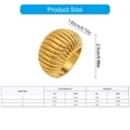 Tarnish Resistant Fat Bread Styles Rings Comfortable and Allergy ...