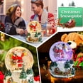 Christmas Snow Globes Gingerbread Man Village House in Cup Christmas ...