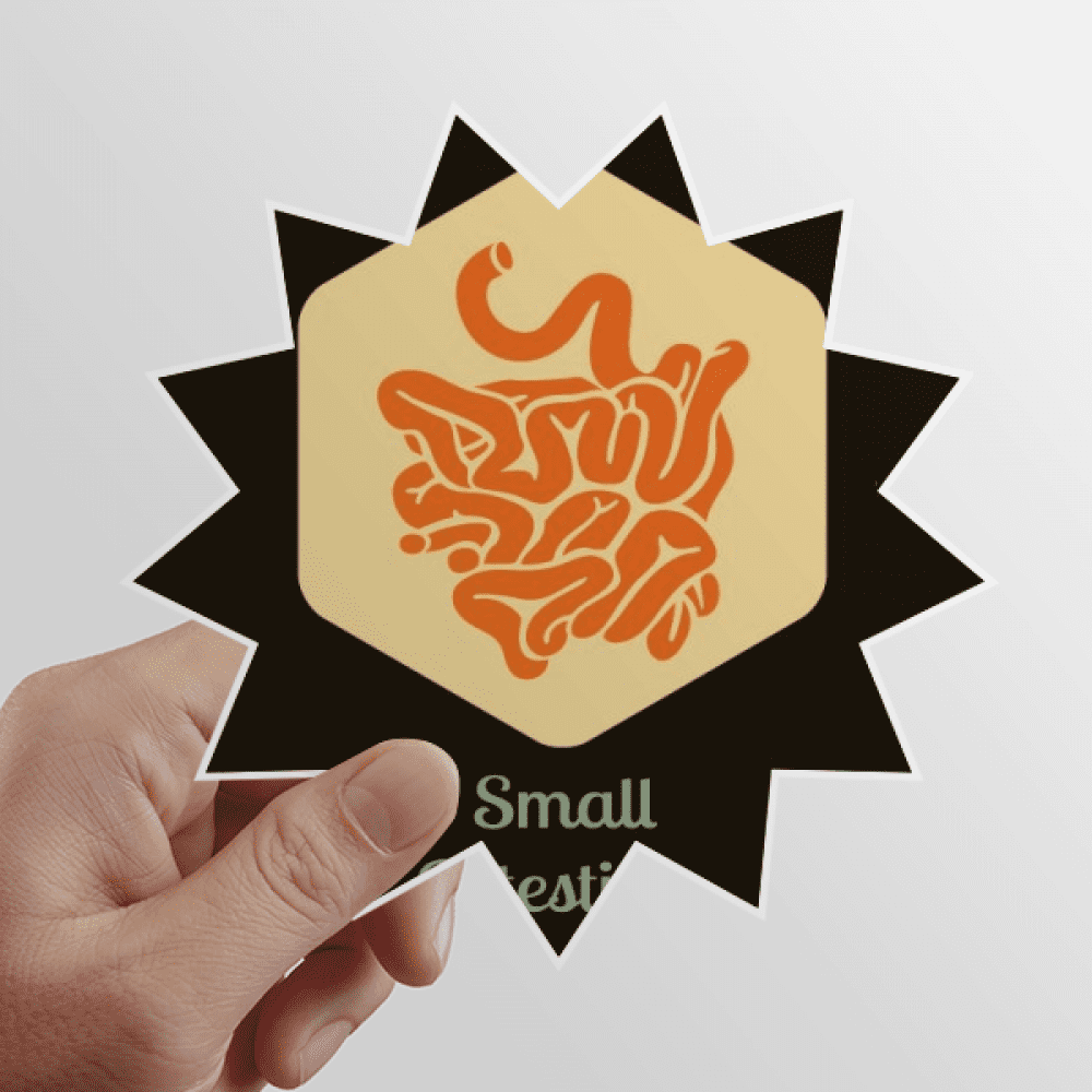 Body Small Intestine Sun Vinyl Sticker Luggage Graffiti Flower Decal ...