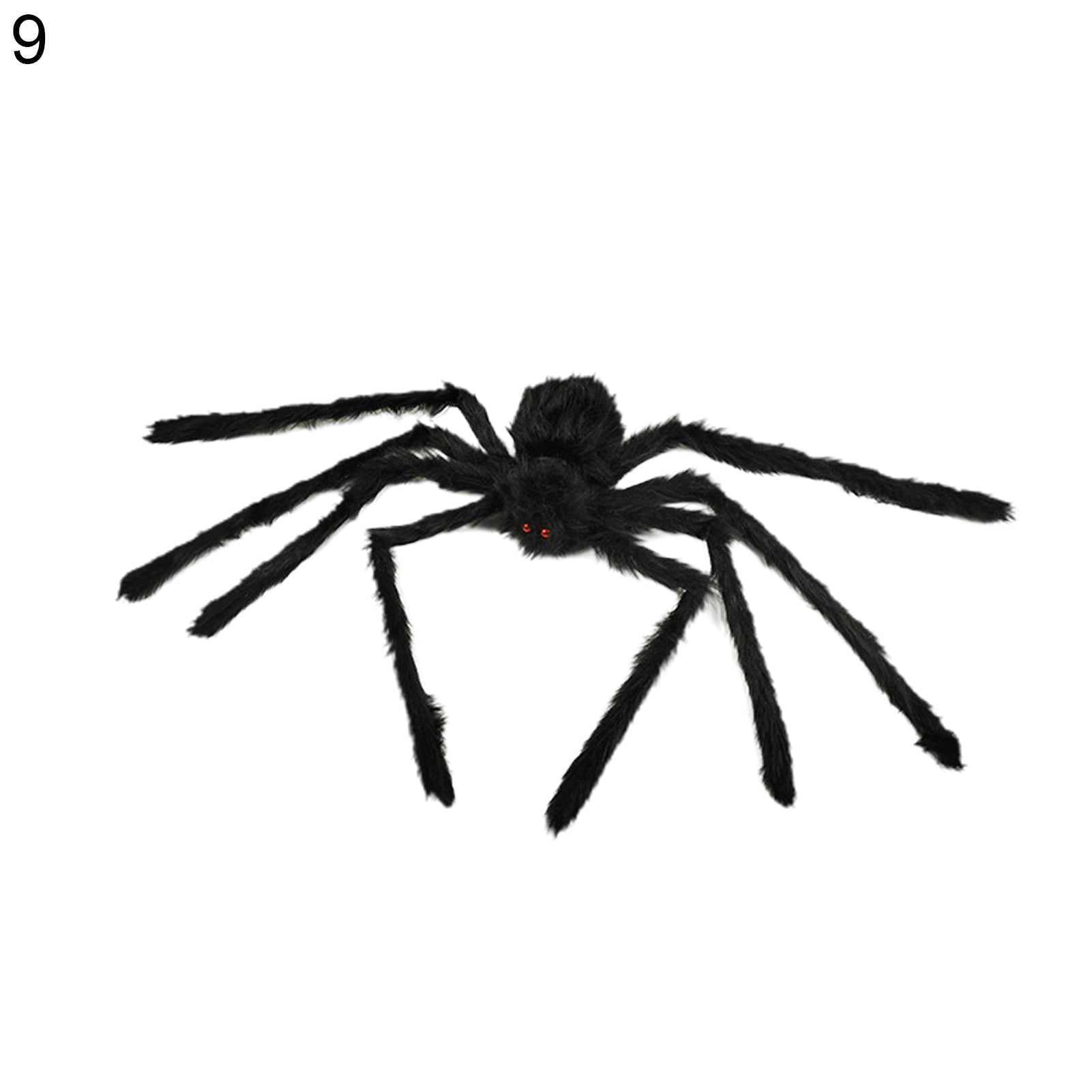 LYU Imitation Spider Foldable Bar Display Decor Lint Halloween Spider ...